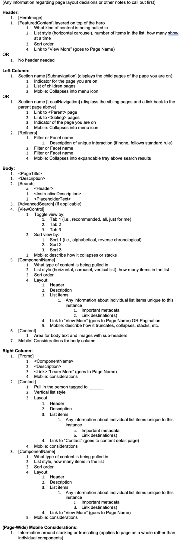 ContentOutline - LIMINA